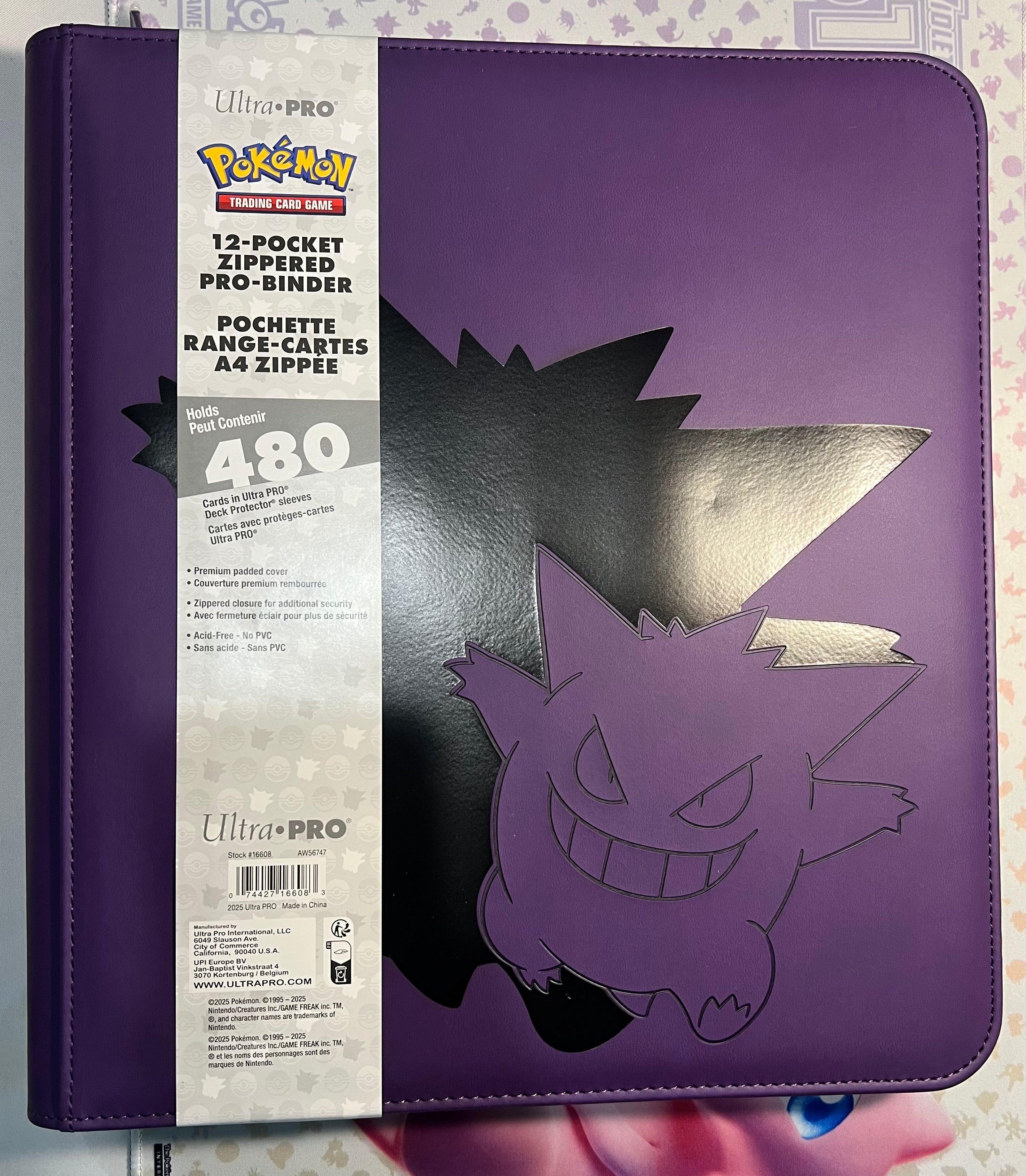 12 Pocket Zippered Pro-Binder - Gengar - Ultra Pro – American Hobby ...