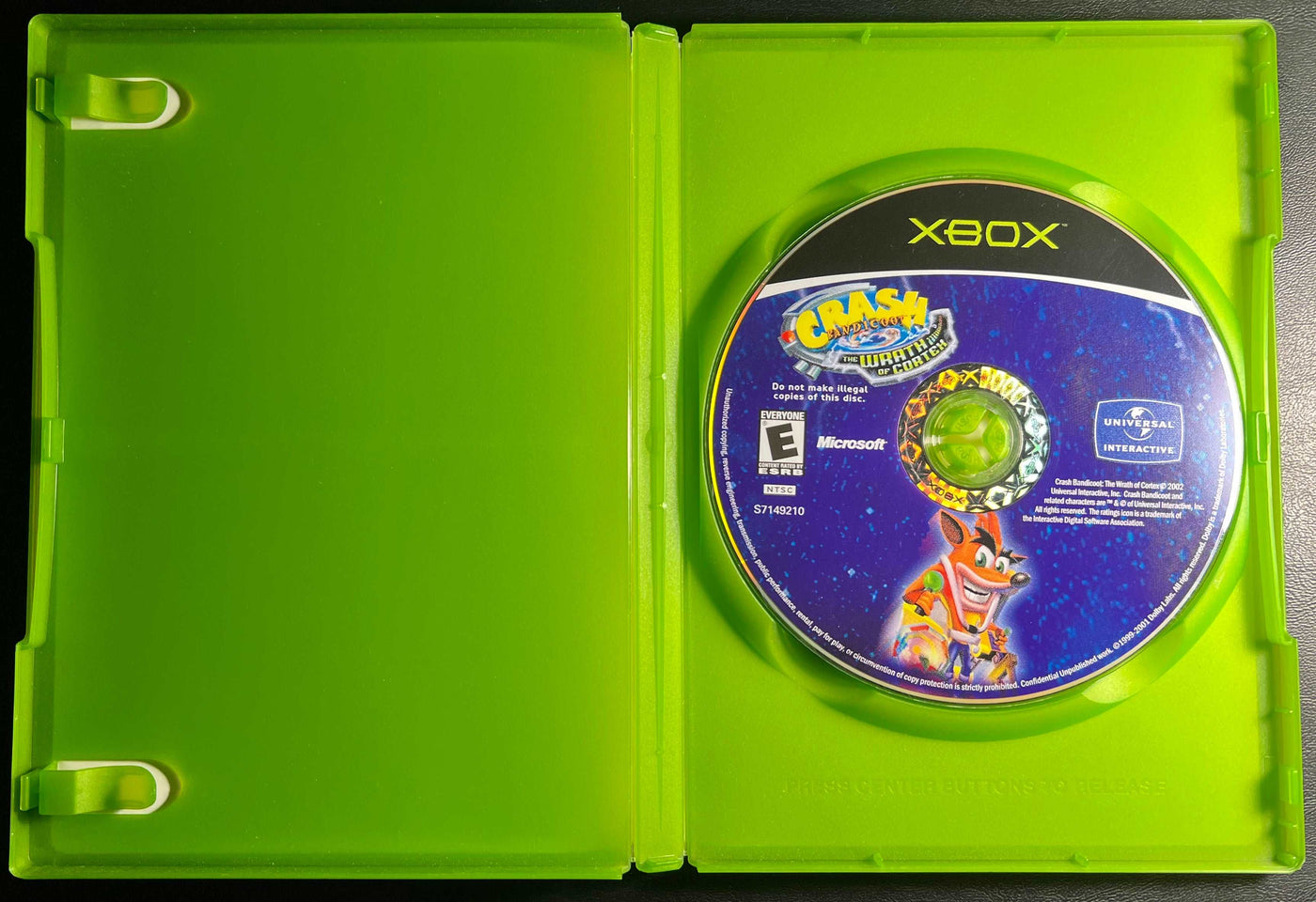 XBOX - Crash Bandicoot The Wrath of Cortex - Box/NoManual – American ...