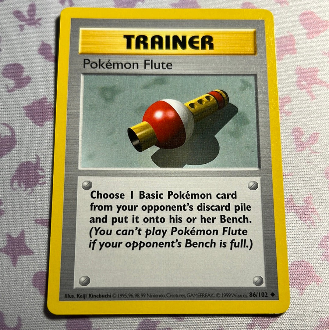 Trainer - Pokémon Flute - Base Set 86/102 (NM) – American Hobby Time LLC