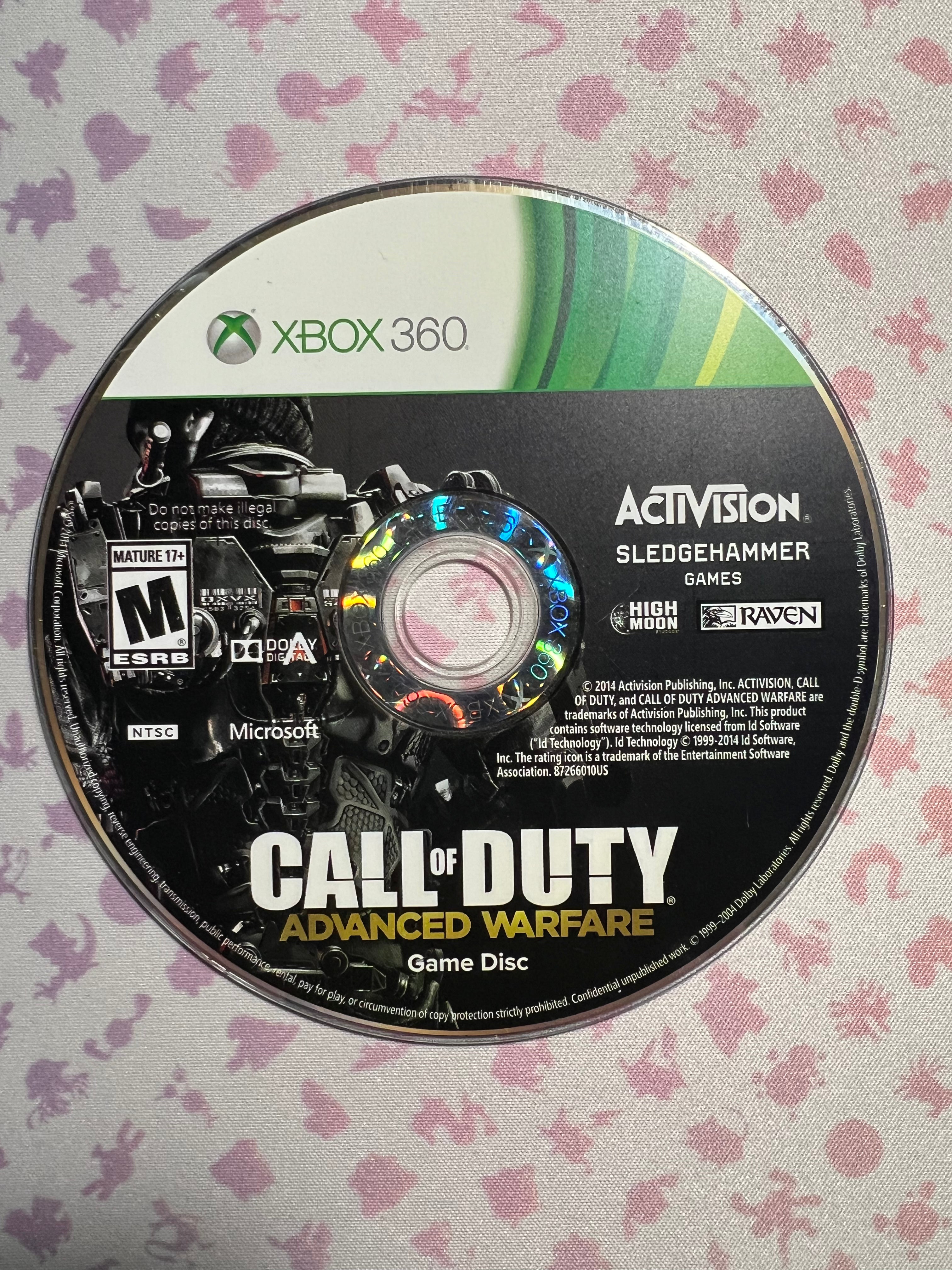 XBOX 360 - Call of Duty Advanced Warfare - Disc Only – American Hobby ...