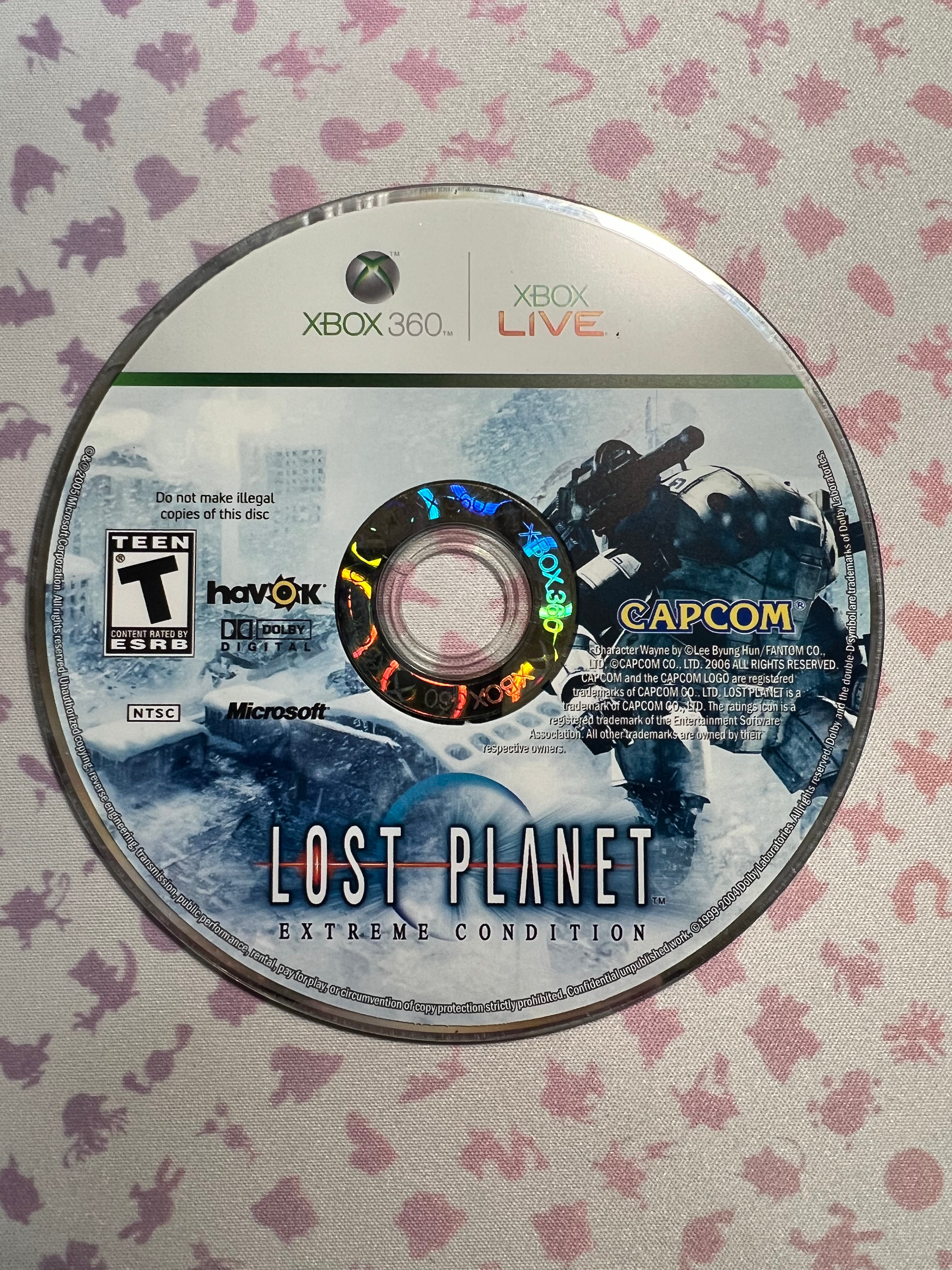 XBOX 360 - Lost Planet Extreme Conditions - Disc Only – American Hobby ...