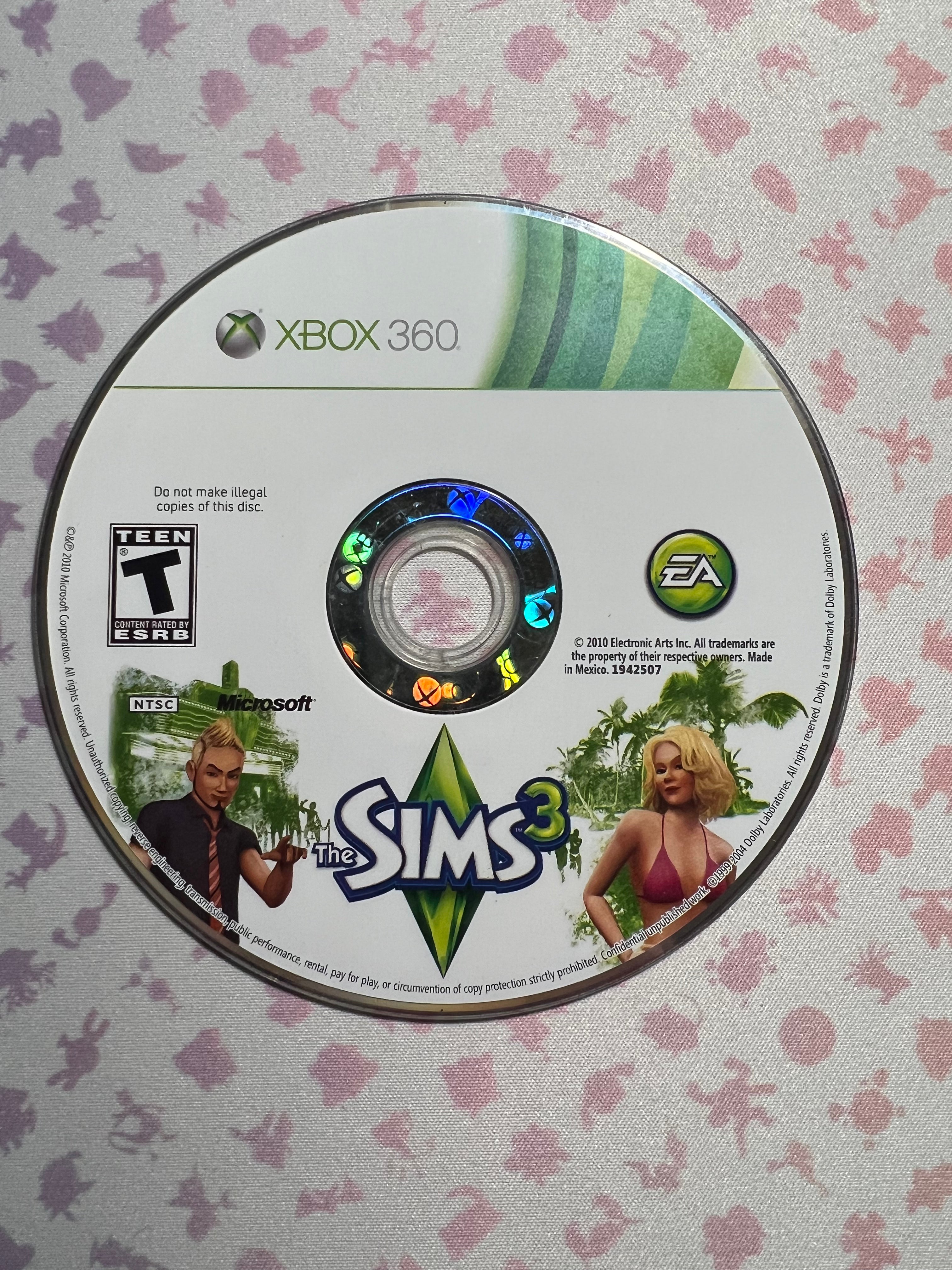 XBOX 360 - The Sims 3 - Disc Only – American Hobby Time LLC