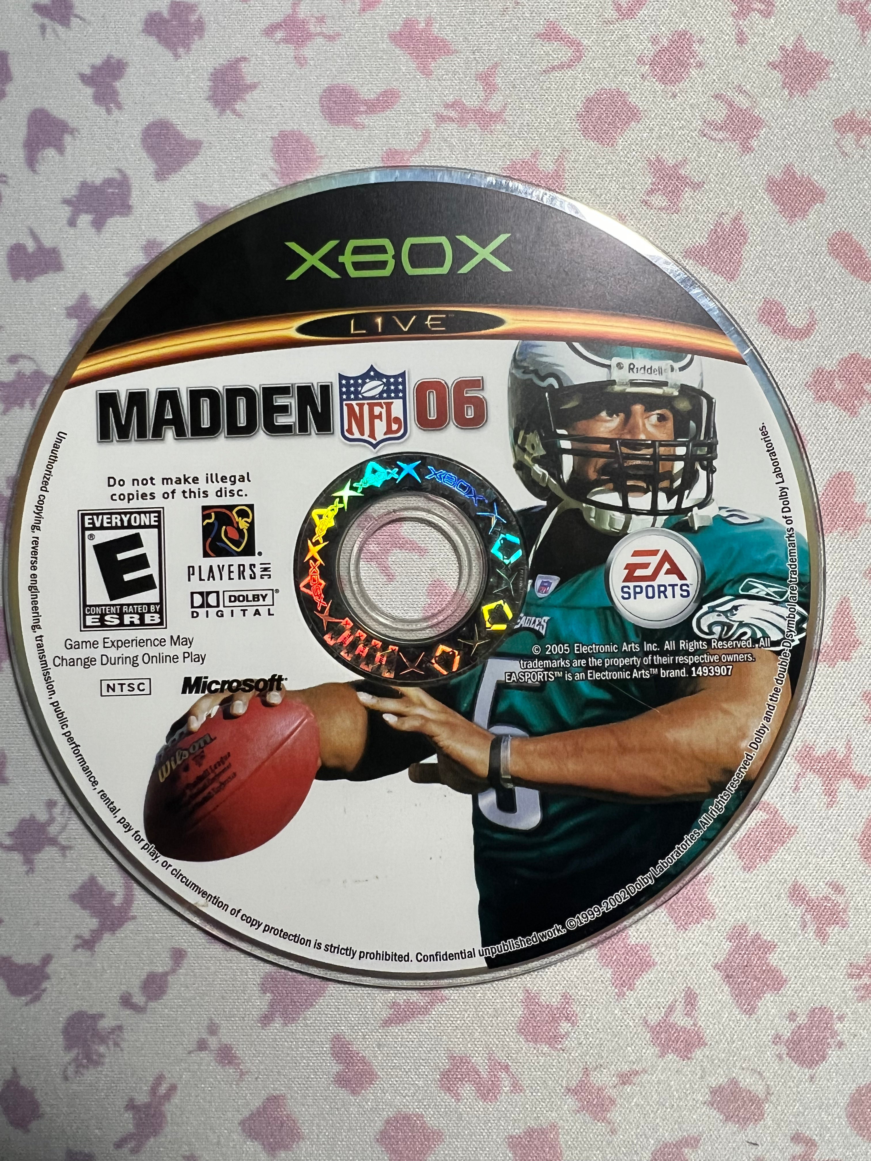 XBOX - Madden 06 - Disc Only – American Hobby Time LLC