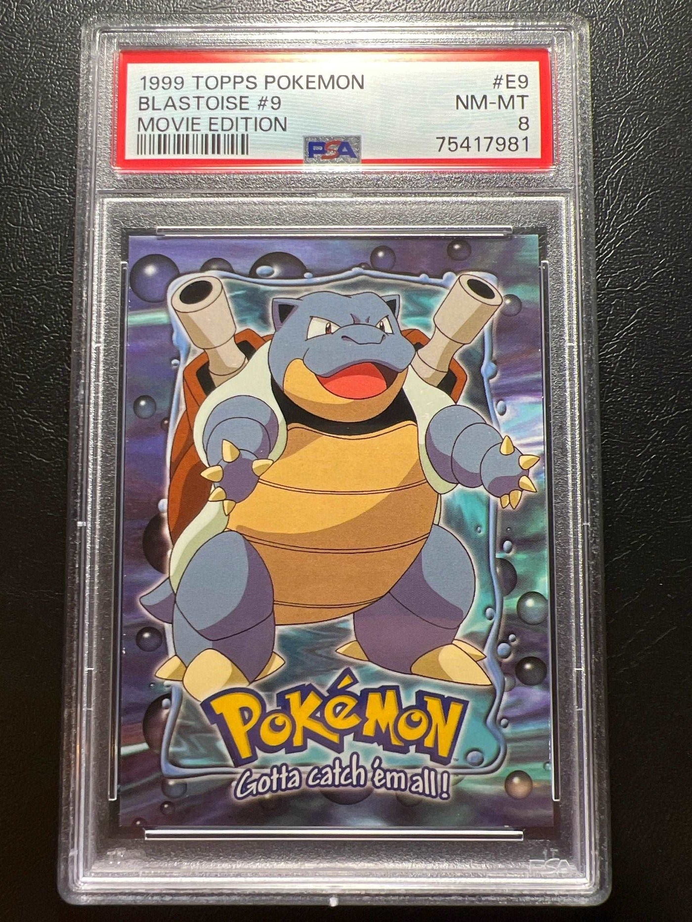PSA 8 - Blastoise - TOPPS - #9 - Movie Edition (1999) – American Hobby ...